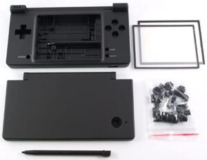 wogame matte black full housing shell case replacement repair fix for nintendo dsi