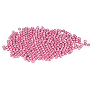 bead decoration, artificial pearl smooth 2colors glossy color for decorations for makeup organizer(pink)