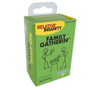 relative insanity — family gatherin' — laugh-out-loud party game all about family — ages 14+