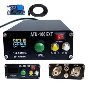 malahit atu-100 ext antenna tuner 1.8-50mhz atu100 by n7ddc 7x7 0.96 inch oled 3.2 firmware programmed with housing assembled machine with usb cable（no battery）