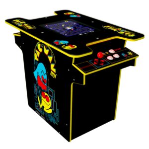 arcade1up pac-man arcade game table, full home machine, black series edition