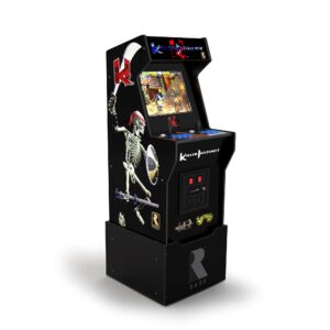 arcade1up killer instinct arcade machine with riser and stool