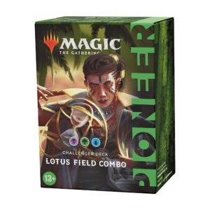 magic: the gathering pioneer challenger deck 2021 – lotus field combo (black-green-blue), 13+ years