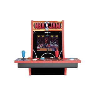 arcade1up nba jam 2 player countercade - tabletop arcade machine - 3 games in 1