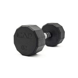 cap barbell 12-sided coated dumbbell, 12 lb