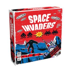 buffalo games - space invaders game - dexterity launch game - great for game night - cooperative gameplay - based on video game