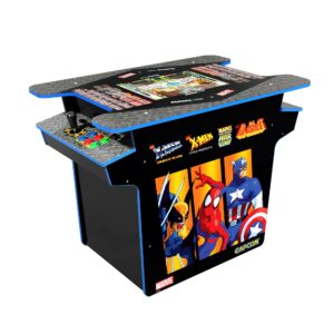 arcade 1up arcade1up marvel vs capcom head-to-head arcade table - electronic games;