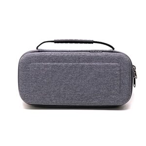 cuteh storage bag for switch, console handheld carrying case with 19 game card holders pouch travel bag