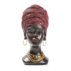 african statue and sculptures for home decorations, for home decor,african figurines, for living room women statue shelf decor accent