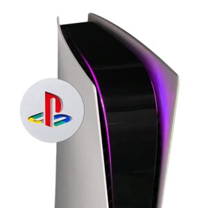 power light decal and underlay sticker combo for ps5 playstation 5 (purple)