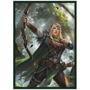 fantasy north - lance vaal - dragon knight (endragos) - 100 tcg trading card sleeves - fits magic mtg commander pokemon and other card games - playing card sleeves