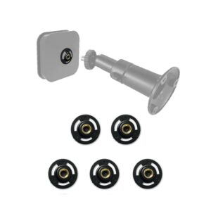 manwu mount bracket adapter converter connector for all-new blink outdoor indoor xt2/xt security camera,attachment that holds blink camera to 1/4" universal mount (5 pack black)…