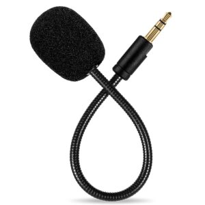 akke replacement game mic compatible for razer electra v2 3.5mm jack detachable microphone boom noise cancelling compatible for razer electra v2 gaming headsets