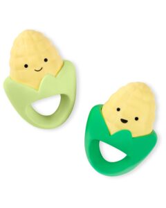 skip hop baby musical toy maracas, farmstand, mara-corns