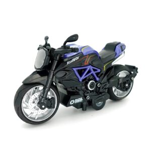 ya le ming motorcycle toy,kids toy motorcycle with sound and lights, motorcycle toys for kids 3-9,motorcycle replica 1:12 scale (purple)