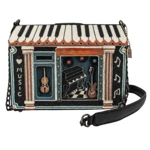 mary frances music shop crossbody handbag, multi