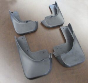 2021-2022 jeep grand cherokee l front & rear molded splash guards new mopar oem