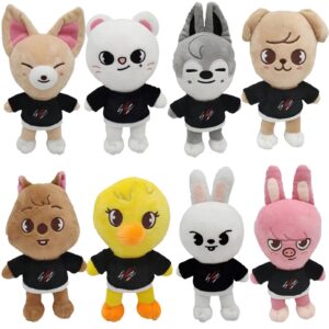 yjyp cute cartoon plush dolls felix hyunjin bnagchan changbin home sofa desk decor souvenir