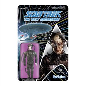 super7 star trek: the next generation borg - 3.75" star trek action figure classic tv show collectibles and retro toys