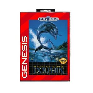 lksya ecco the dolphin 16 bit md game card with retail box for sega genesis & mega drive