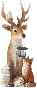 yangxue solar garden light, fawn solar light garden decor statues, solar deer statues lamp, resin crafts light lantern,garden decor ornament used for home,yard, patio art decorations