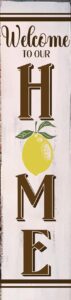 tocmane metal sign home lemon street sign outdoor antique large home decoration vertical home sign wall decoration 16x6inch