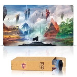 paramint eternal wanderer (stitched) - mtg playmat - compatible with magic the gathering playmat - play mtg, yugioh, tcg - original play mat art designs & accessories