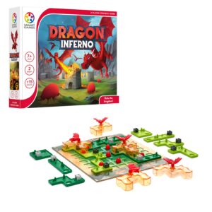 smartgames dragon inferno 2-player strategy game for ages 7-adult