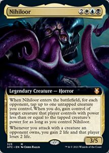 magic: the gathering - nihiloor (323) - extended art - forgotten realms commander