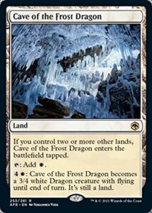 magic: the gathering - cave of the frost dragon (253) - foil - adventures in the forgotten realms