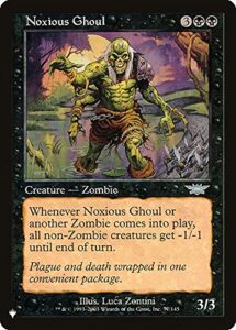 magic: the gathering - noxious ghoul - the list