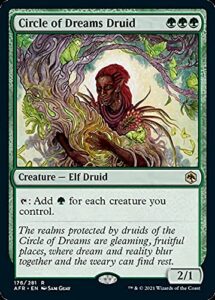 magic: the gathering - circle of dreams druid (176) - adventures in the forgotten realms