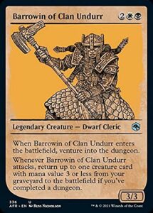 magic: the gathering - barrowin of clan undurr (336) - showcase - foil - adventures in the forgotten realms