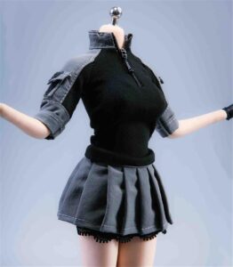 hiplay 1/6 scale figure doll clothes, top+skirt, outfit costume for 12 inch female action figure phicen/tbleague cm144(a)