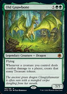 magic: the gathering - old gnawbone (197) - adventures in the forgotten realms