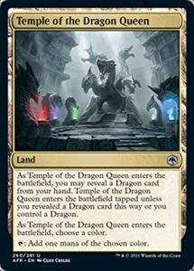 magic: the gathering - temple of the dragon queen (260) - foil - adventures in the forgotten realms