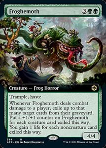 magic: the gathering - froghemoth (384) - extended art - adventures in the forgotten realms