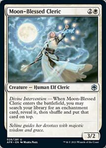 magic: the gathering - moon-blessed cleric (026) - adventures in the forgotten realms