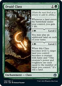 magic: the gathering - druid class (180) - adventures in the forgotten realms