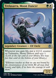 magic: the gathering - trelasarra, moon dancer (236) - adventures in the forgotten realms