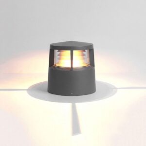 kaikea black led cylindrical post light fixture for exterior house porch patio outside deck garage yard driveway home lawn walkway pillar light garden landscape pedestal lamp fixture