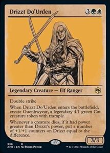 magic: the gathering - drizzt do'urden (338) - showcase - adventures in the forgotten realms