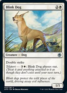 magic: the gathering - blink dog (003) - foil - adventures in the forgotten realms