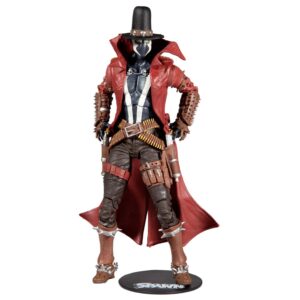 mcfarlane toys - spawn gunslinger 7" action figure with gatling gun and accessories