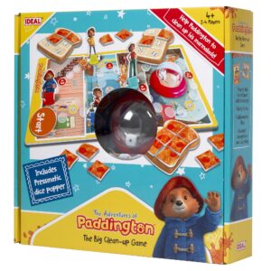 ideal | paddington bear - the big clean-up board game! | kids games | the adventures of paddington bear | for 2-4 players | ages 4+