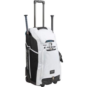 easton | catcher's wheeled bag | jen schro fastpitch edition | charcoal