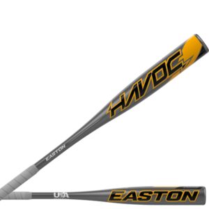 easton | havoc baseball bat | usa | -10 | 2 1/4" barrel | 26"