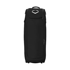 evoshield standout wheeled bag, black,large