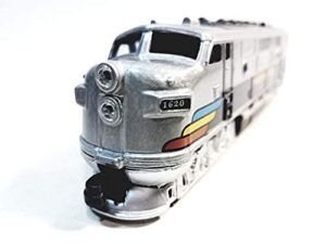 showcast classic freight loco pacific line #1620 silver & black locomotive 7" diecast train