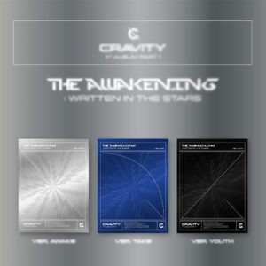 cravity - the awakening :written in the stars (vol.1) album+extra photocards set (random ver.)